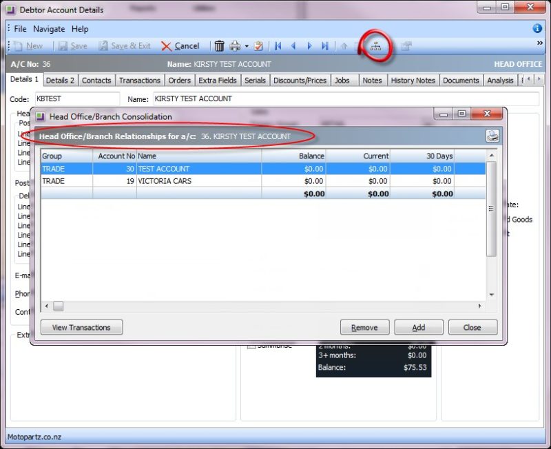 MYOB EXO – Creating a Branch/Head Office Relationships – Focus Technology